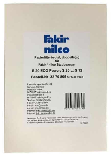 Orig. Nilco Papierfilterbeutel - Kockelkoren Fachgroßhandel für ...